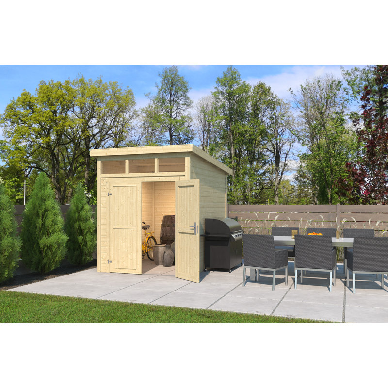 Lasita Maja Lasita Kibo 2 - 8.5 x 7 Ft. Shed With Plexi Glazing (28mm) | Wayfair.co.uk